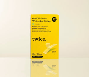 Twice Oral Wellness Teeth Whitening Strips